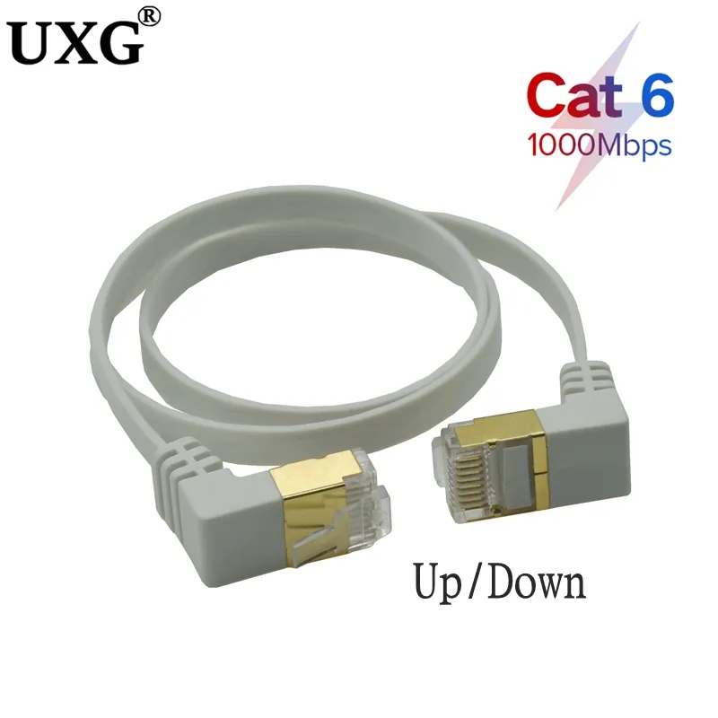 DHgate.com:Cat6 Flat RJ45 Ethernet Cable - 90-Degree Angled Lan Network ...
