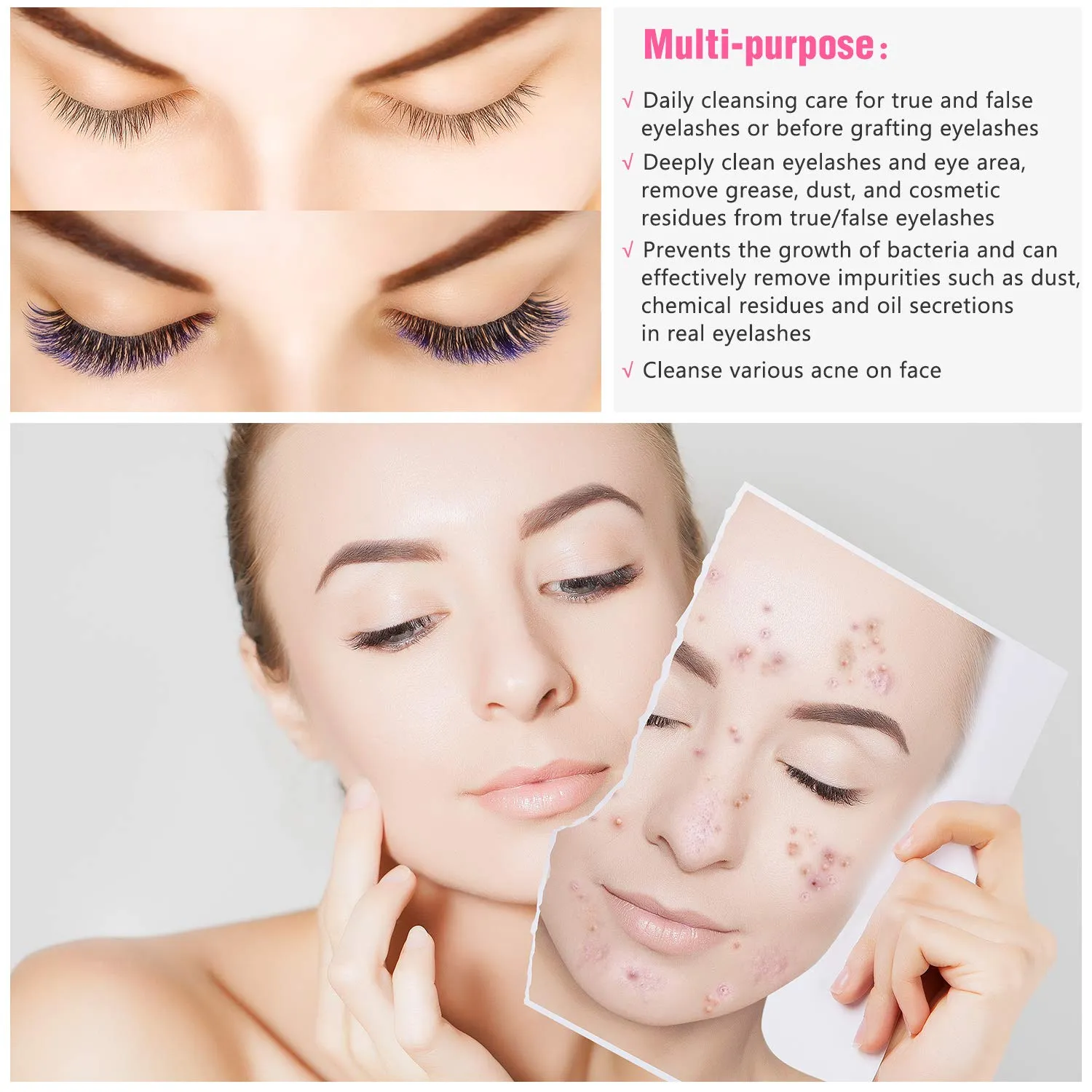 DHgate.com:Shampoo Brushes Set: 5Pcs Soft Silicone Eyelash Cleaning ...