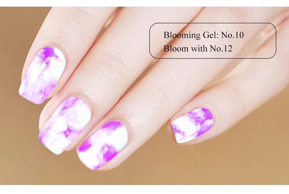 DHgate.com:Watercolor Ink Blooming Nail Polish Set - 12pcs Smudge ...