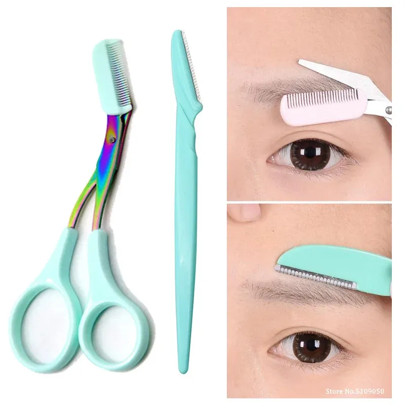DHgate.com:Safe Anti-scratch Eyebrow Trimming Knife and Razor Set ...