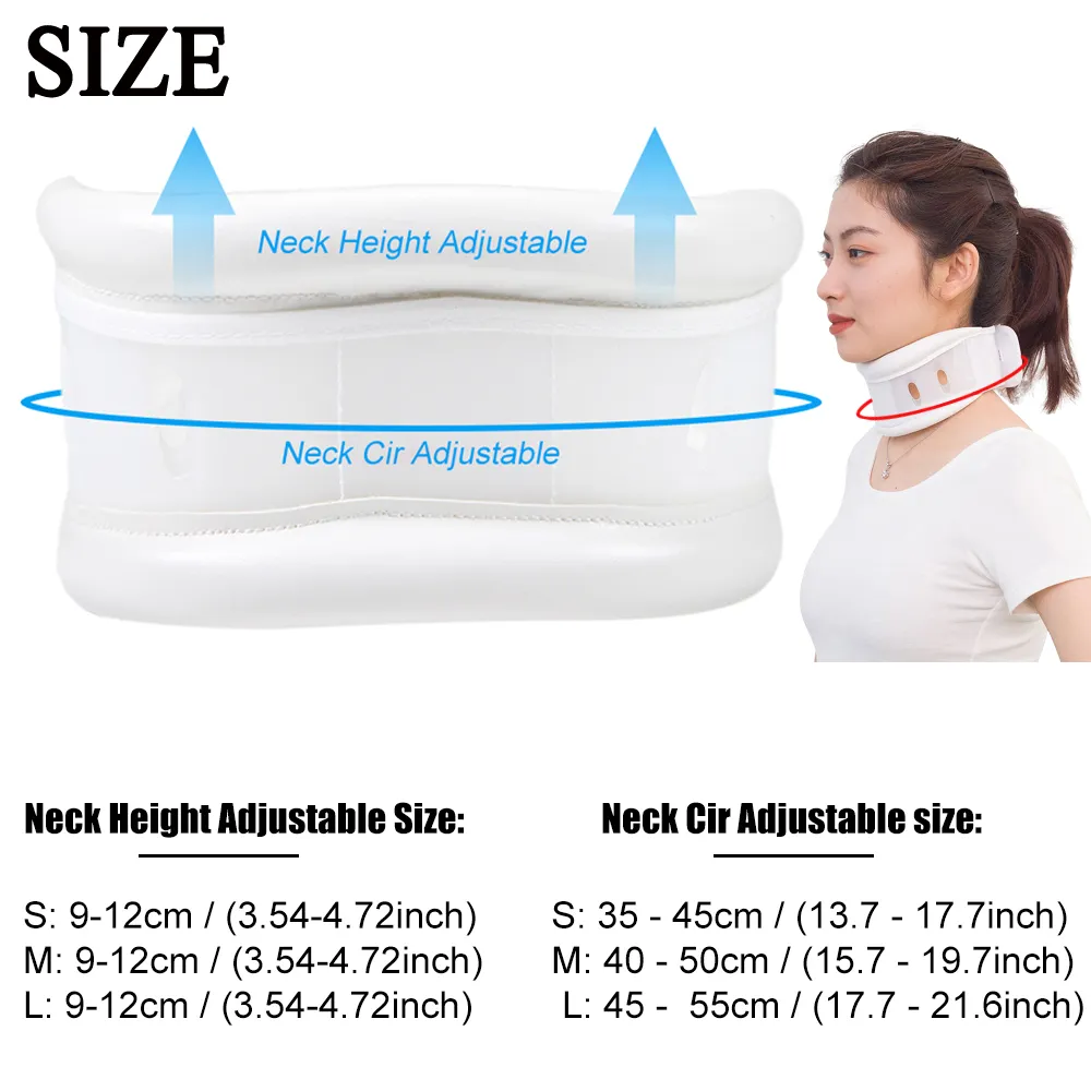 JOMMJO Cervical Neck Brace Collar With Chin Support For Stiff Relief ...