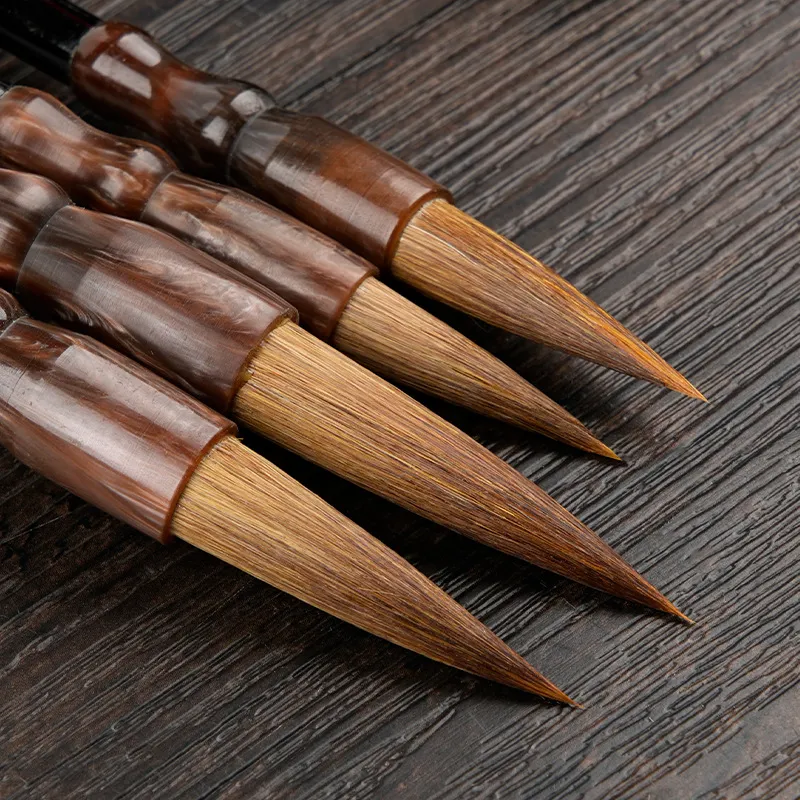 DHgate.com:4-Piece Calligraphy Brush Set: Premium Weasel Hair Brushes ...