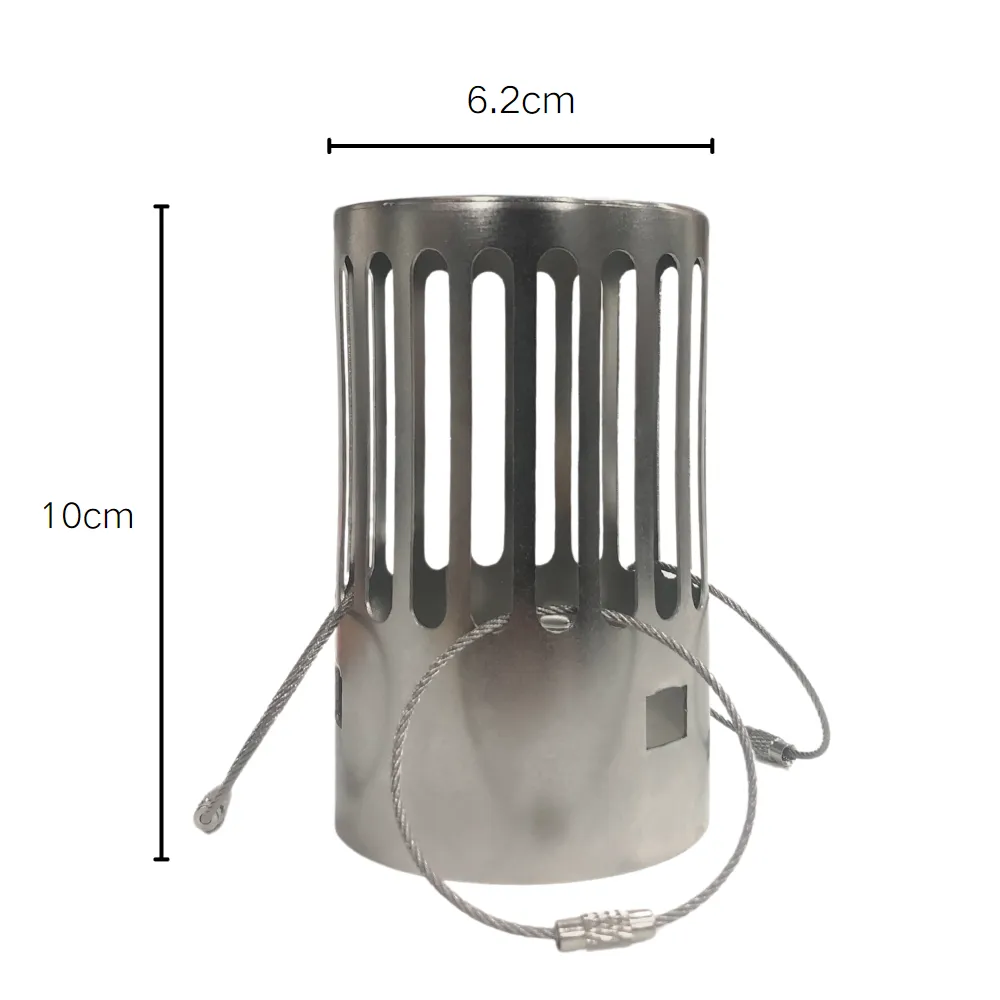 Chimney Spark Arrestor Stainless Steel Rain Cap for Titanium Stove ...
