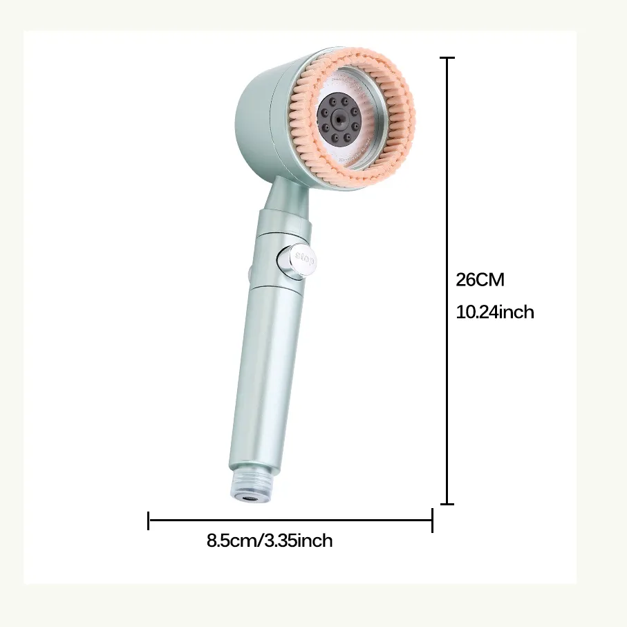 DHgate.com:Adjustable 5-Mode High-Pressure Showerhead with Large Spout ...
