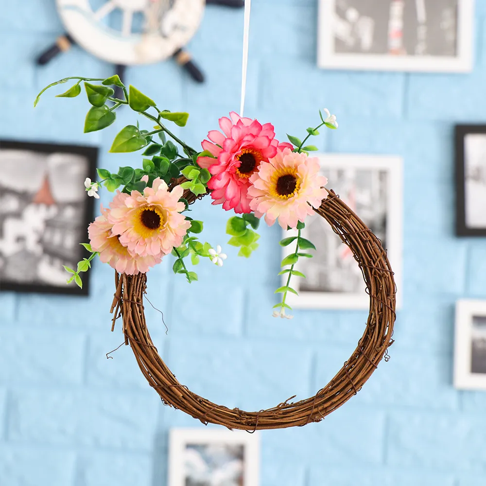 Thick Outdoor Christmas Garland - 10-30CM Artificial Wreath Wicker Vine ...