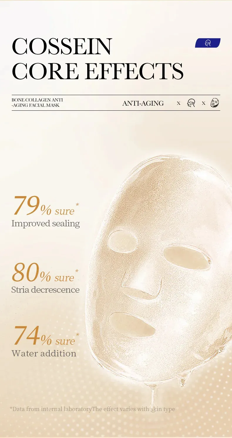 SADOER Collagen Face Mask: 10 Hydrating, Firming, Brightening Sheet ...