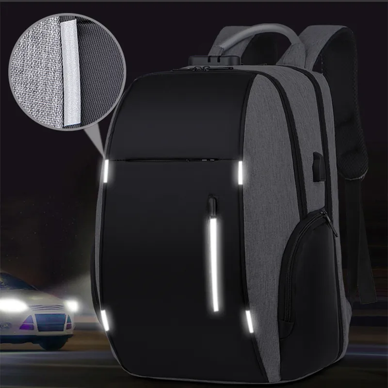 Anti-Theft 15.6 Laptop Backpacks for Men - 22L USB Charging Travel ...
