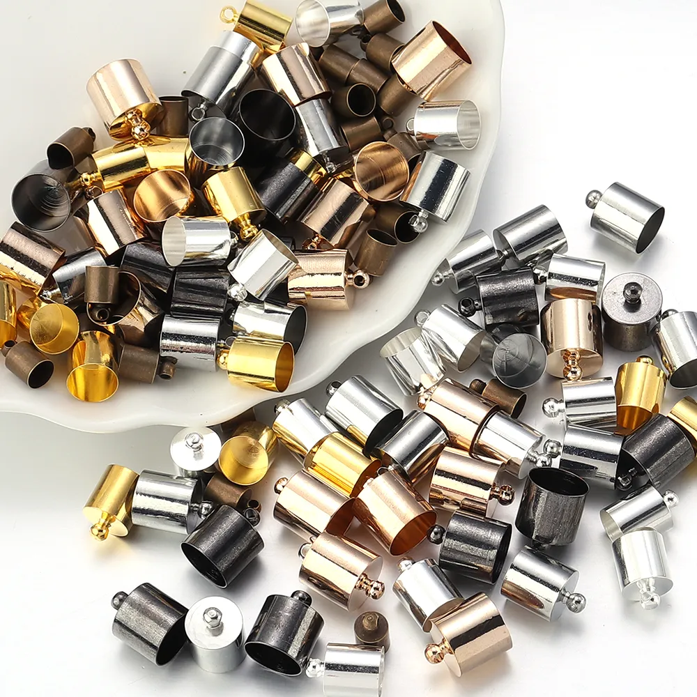 DHgate.com:Tassel Leather Cord End Caps Crimps, 2-12mm Metal End Tips ...