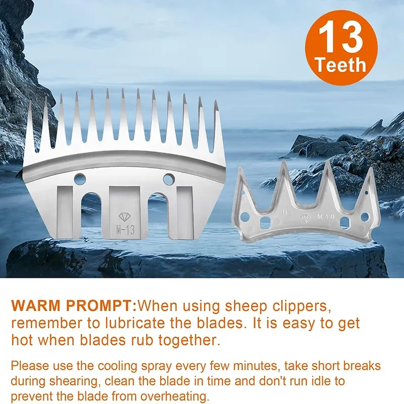 Sheep Grooming Shear Replacement Blades Compatible With Oster Lister ...