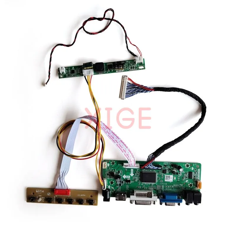 30-PIN LVDS M.NT68676 LCD Driver Controller Board Kit for 24 1920x1080 Monitors - HDMI, DVI, VGA ...