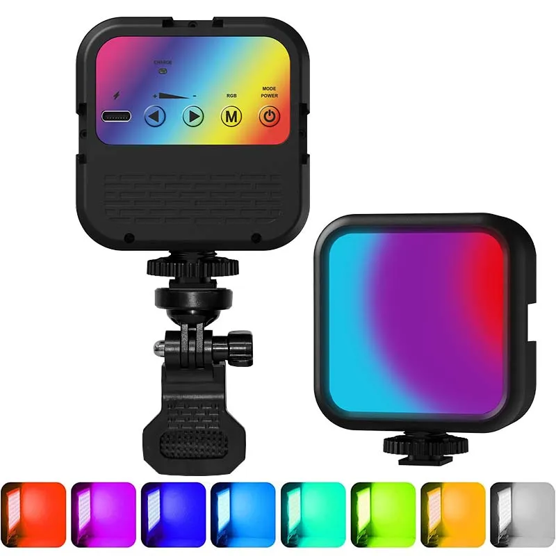 Portable Photography Lights: Mini RGB LED Video Light 3000K 7000K ...