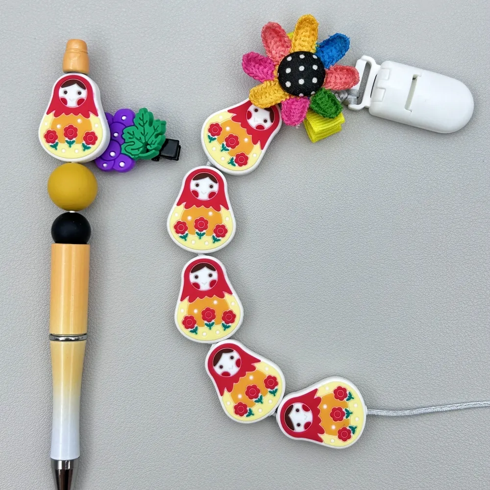 DHgate.com:Silicone Teething Beads Set: 10PC Lasso Doll Chewable ...