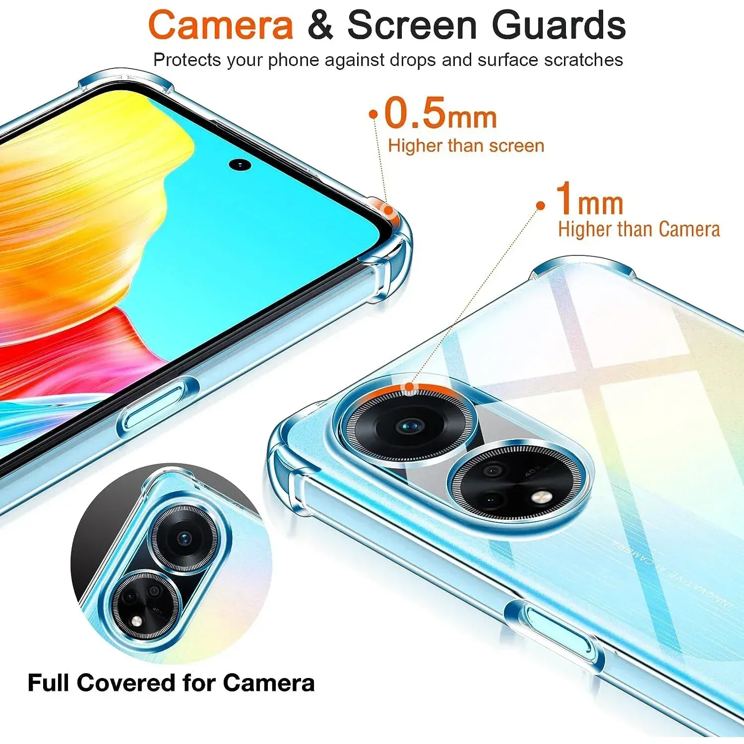 DHgate.com:Transparent Shockproof Silicone Phone Case Cover for Oppo ...