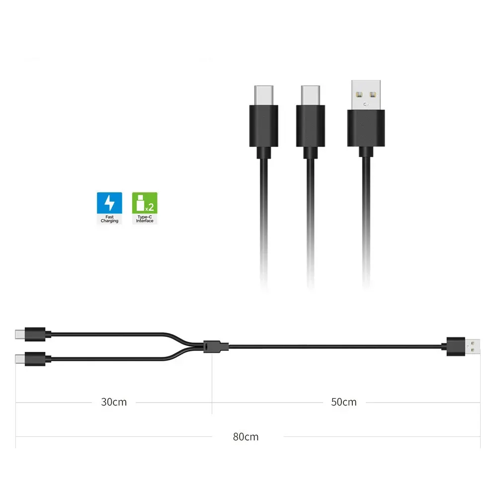 DHgate.com:PSVR2 Controller Charging Cable: 2-in-1 USB-C Data Cord for ...