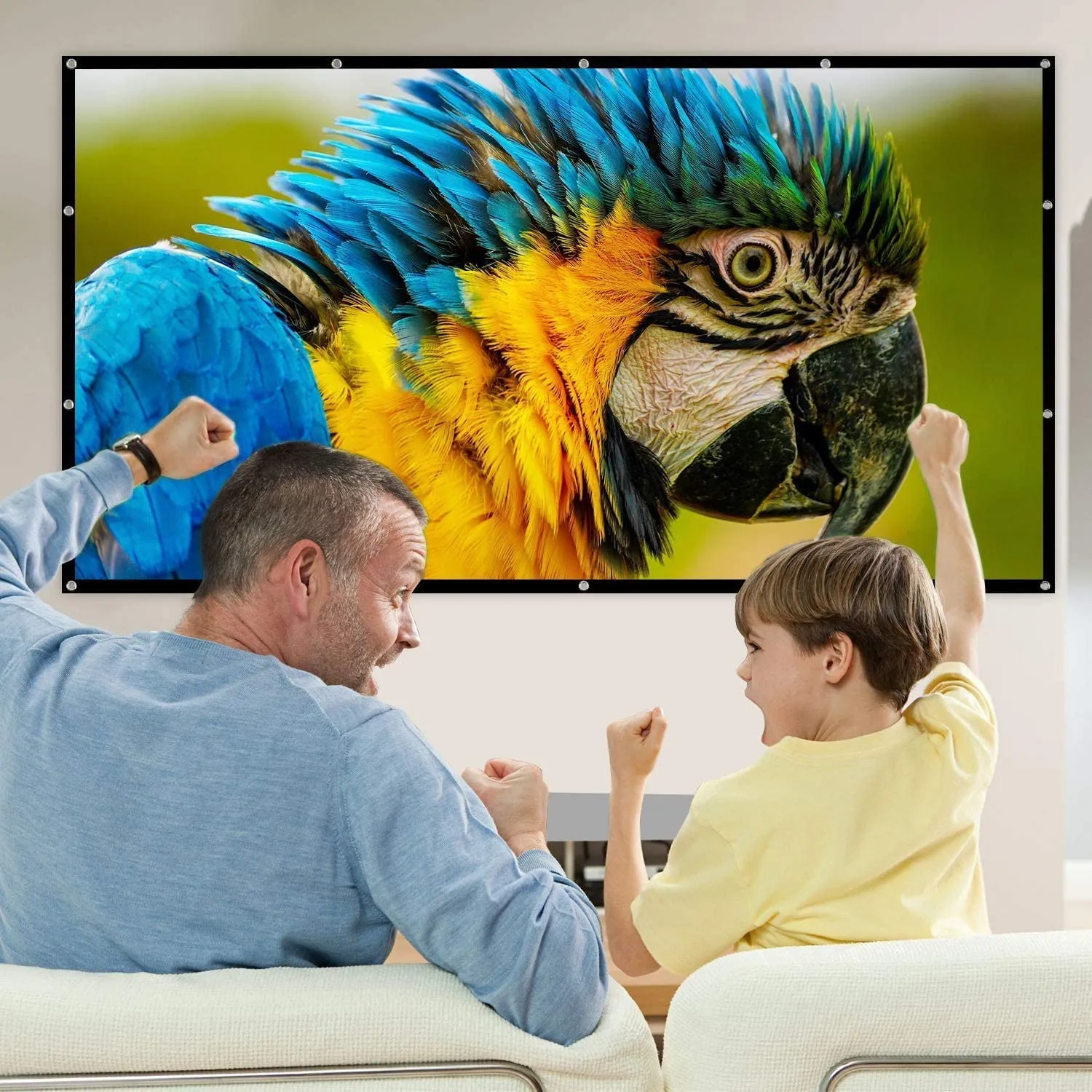 DHgate.com:Upgraded ZHNUWIE 16:9 Metal Anti-Light Projector Screen ...