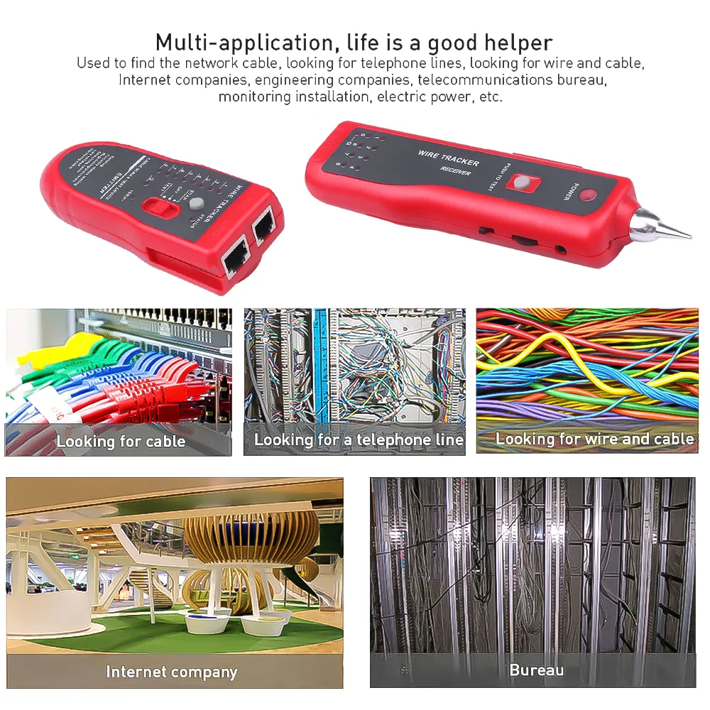 Kebidumei Ethernet LAN Network network tester - RJ11/RJ45/Cat5/CAT6 ...