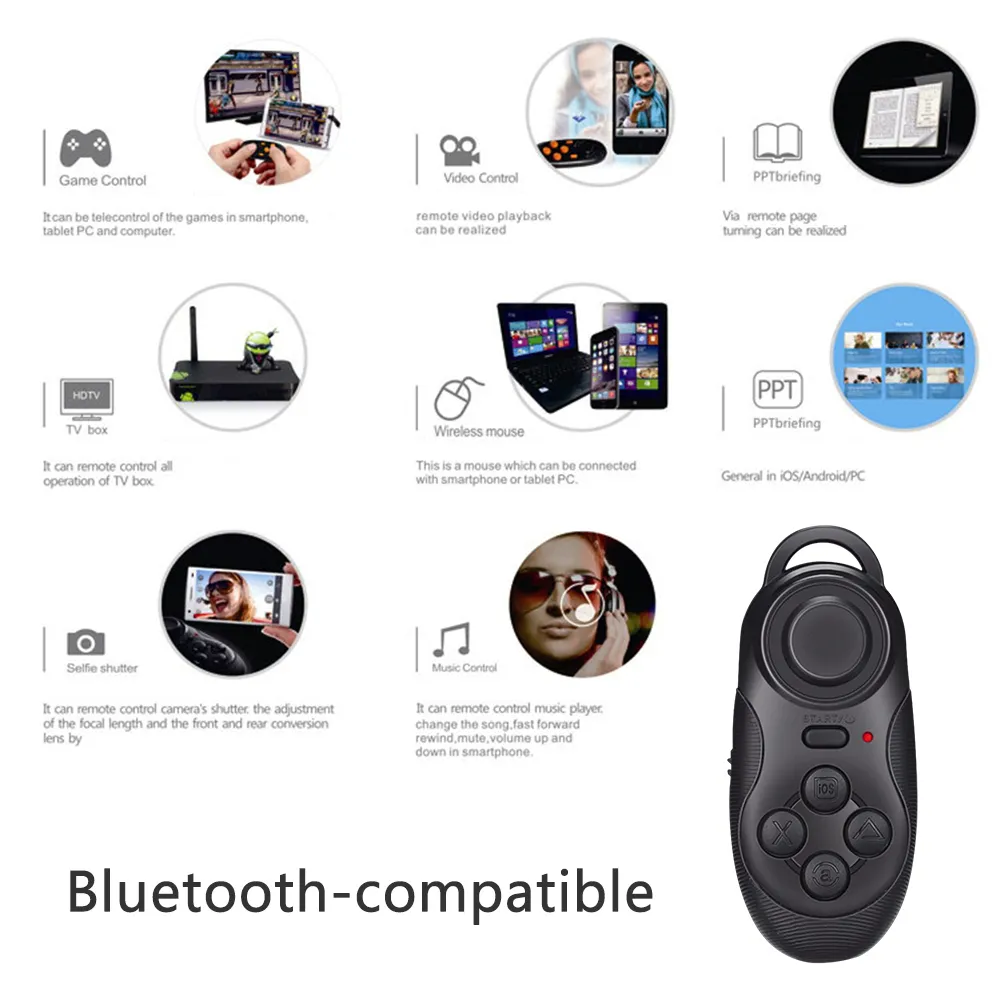 Rechargeable VR Remote Controller Gamepad, Bluetooth-Compatible, for ...