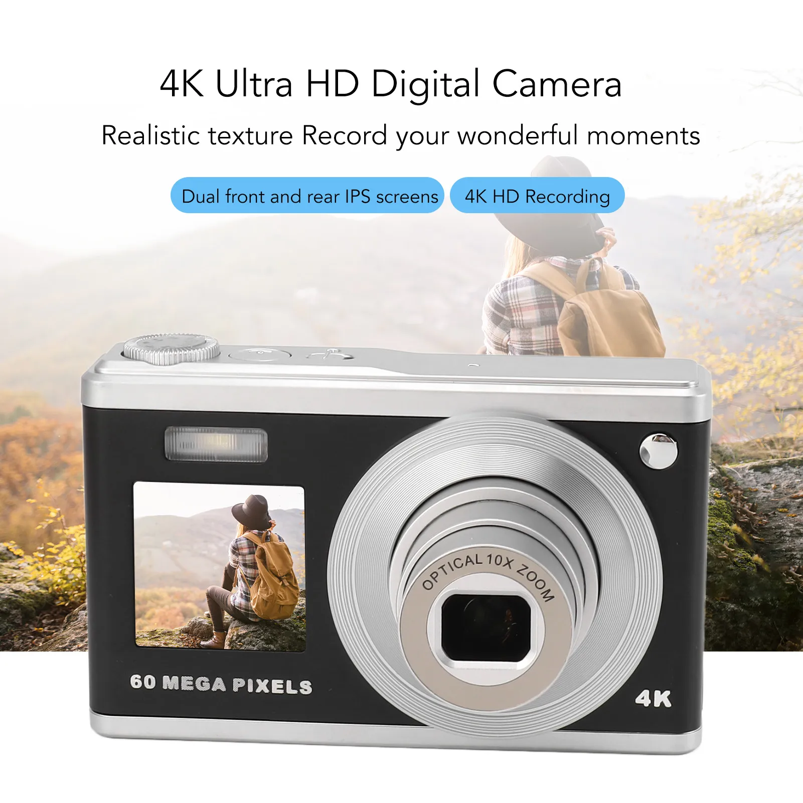 DHgate.com:4K Ultra Digital Camera with 10x Optical Zoom - Compact ...