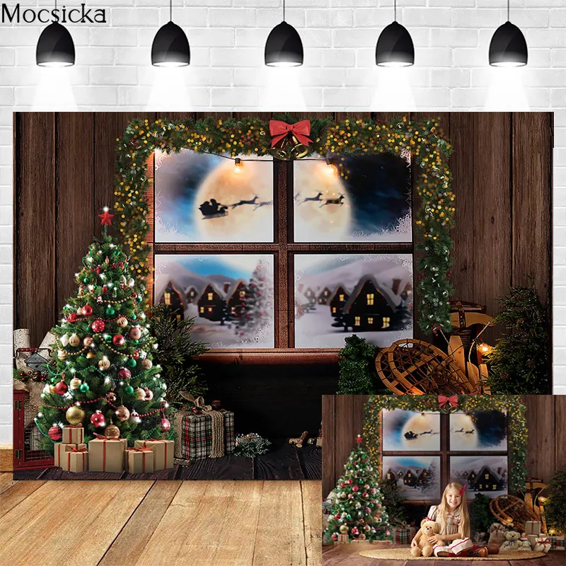 Snow Backdrops Christmas Photography Backdrop Snow... From Ddmyhome ...