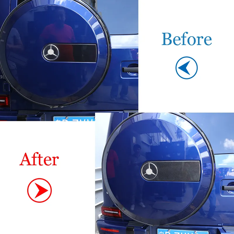 G-Class Premium Chrome ABS Spare Tire Cover Trim for Mercedes Benz W463 ...