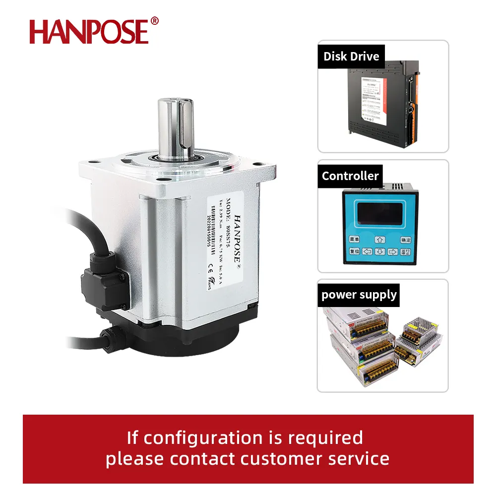DHgate.com:5 Axis CNC Machine Cost: 750W Servo Motor Kit with ASD275 ...