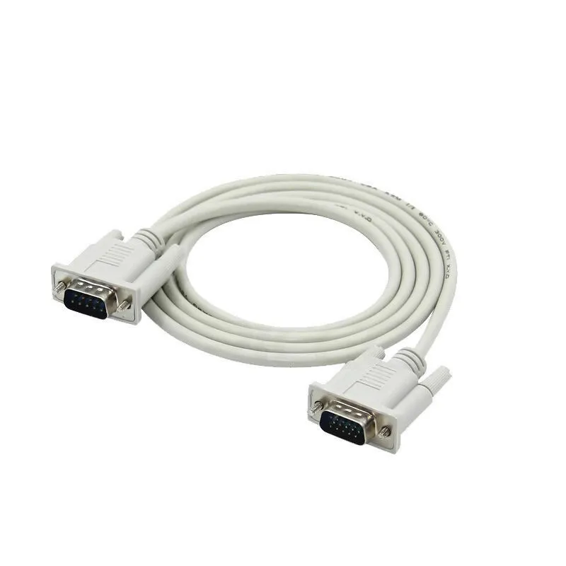 DB9 9 Pin Male To VGA 15 Pin Male Adapter Cable For Car Video, Computer Serial Port COM ...