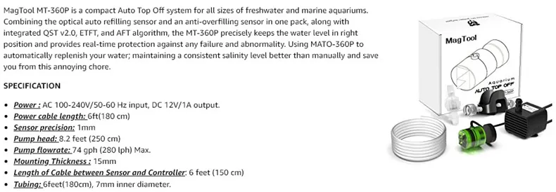 Automatic Water Refill System for Fish Tanks & Aquariums - Top Off Made ...