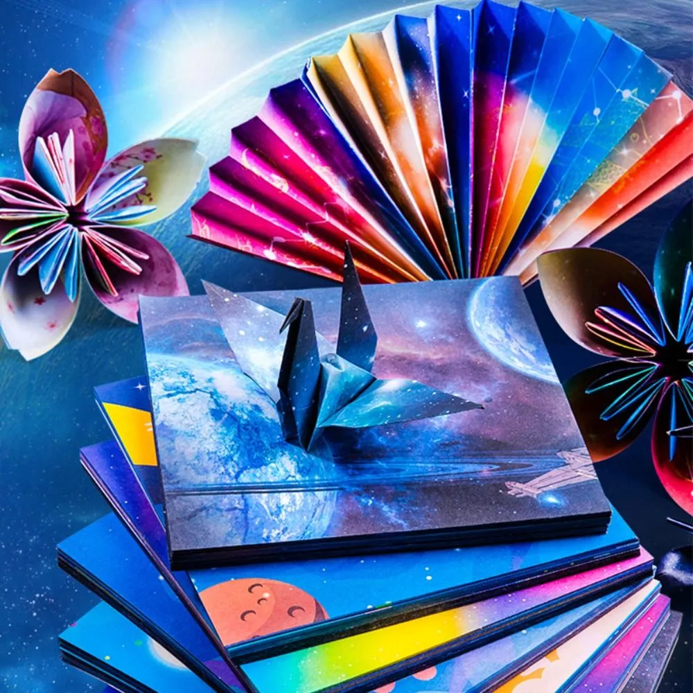 DIY Handmade Double Sided Rainbow Origami Paper With Creative Square ...