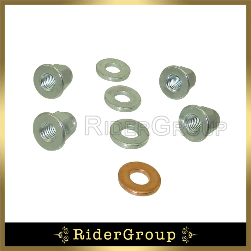 High-Strength Acorn Nuts: 8mm Engine Head Stud Set for Pit Dirt Bike ...