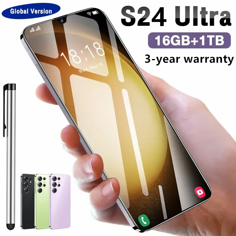 Ultra Mobile Phones: 6.8 HD Screen Smartphone, 16GB RAM + 1TB ROM, 5G ...