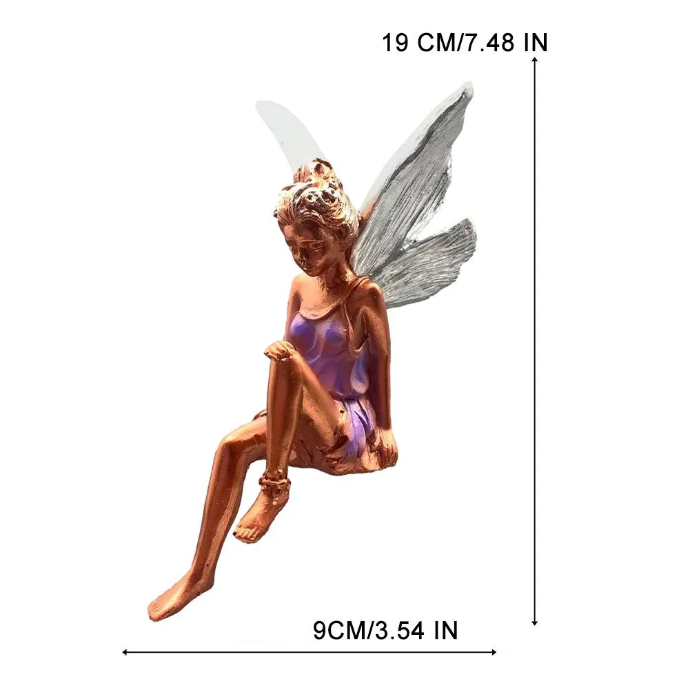DHgate.com:Steel Fairy Garden Miniature: Mythical Pixie Statue for ...