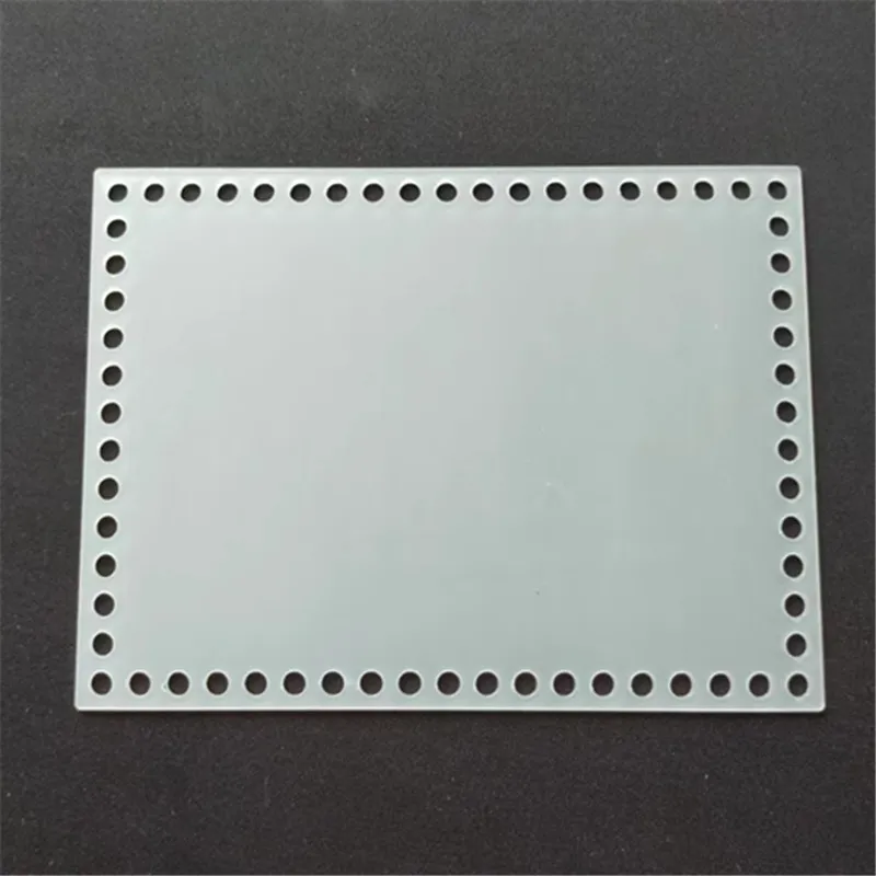 Crystal Clear Acrylic Plate - Knitting Basket Base, Rectangle Hollow ...