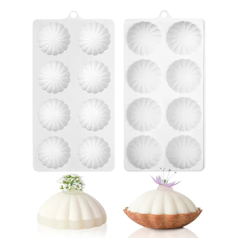 2024 5-Pack Mini Flower Silicone Molds for Mousse, Jelly, Pudding ...