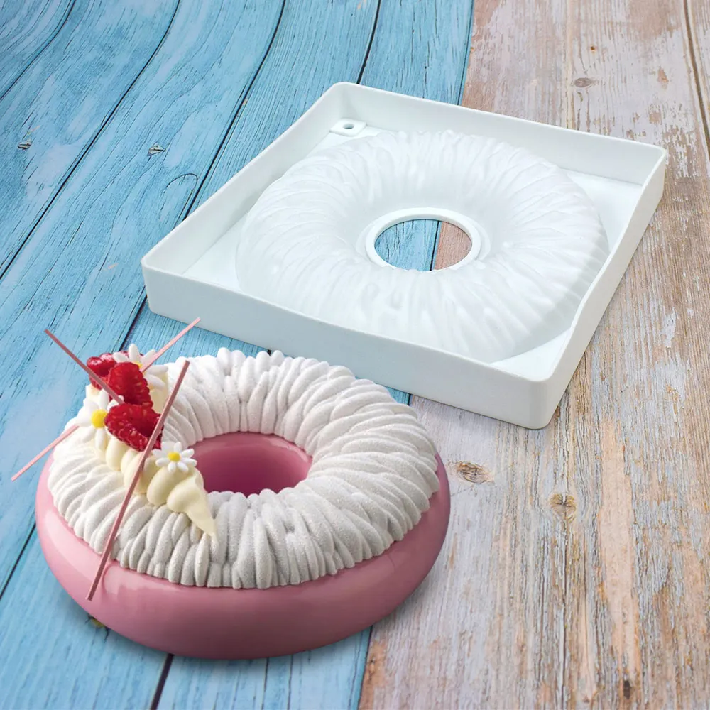 Silicone Bubble Round Mousse Cake Mold for DIY Chocolate Baking, Pack ...