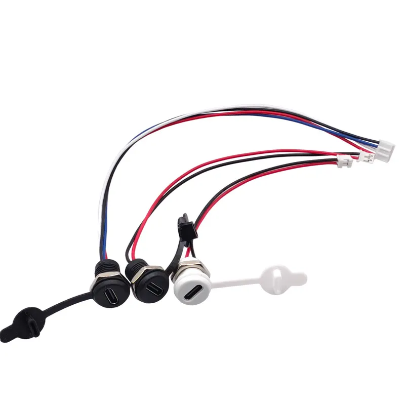 DHgate.com:Waterproof IP67 Type-C 2/4 Pin High Current Charging Jack ...