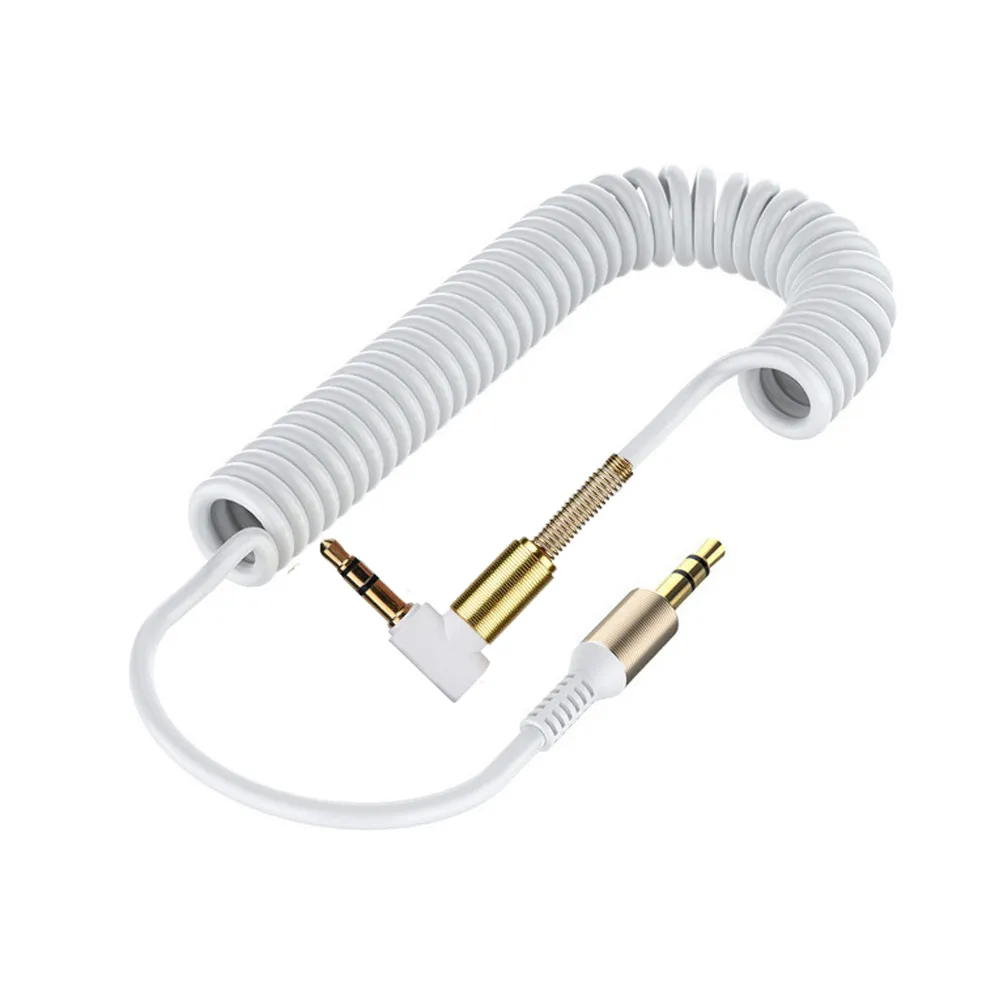 DHgate.com:Elistooop Premium 3.5mm Aux Cable - Gold-Plated Car Spring ...
