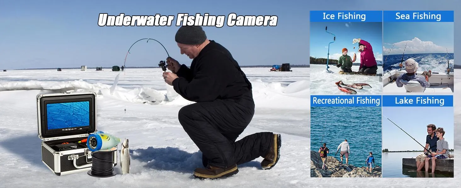 DHgate.com:Underwater Fishing Camera: HD LCD, Depth/Temp Display, 12 ...