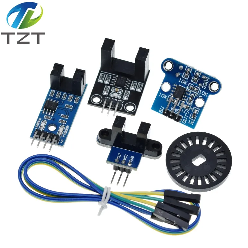 Slot Type Photoelectric Sensor Module 3.3V 5V Optocoupler Speed ...