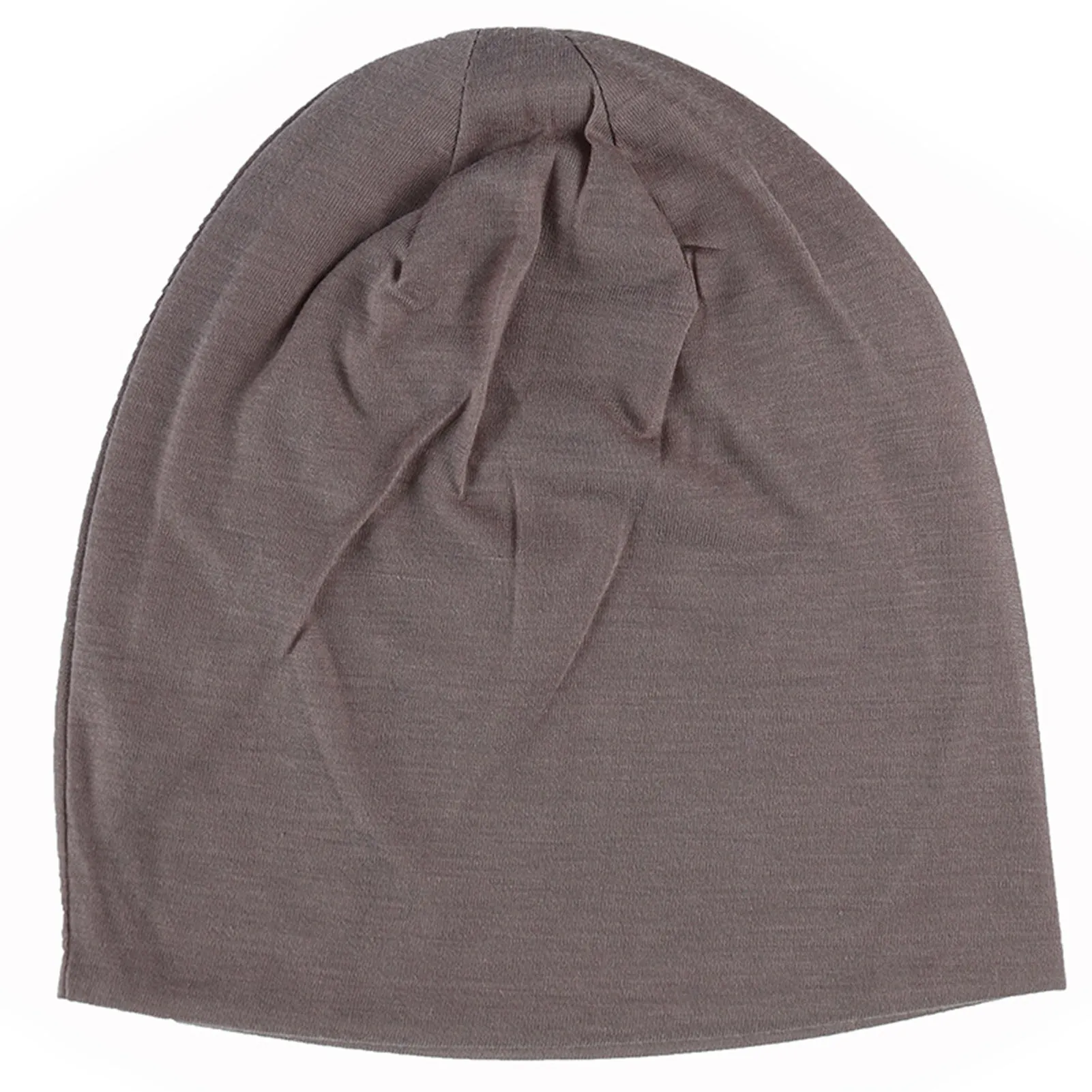 Thin Polyester Skull Caps for Men Women Large Knit Hat Spring and ...