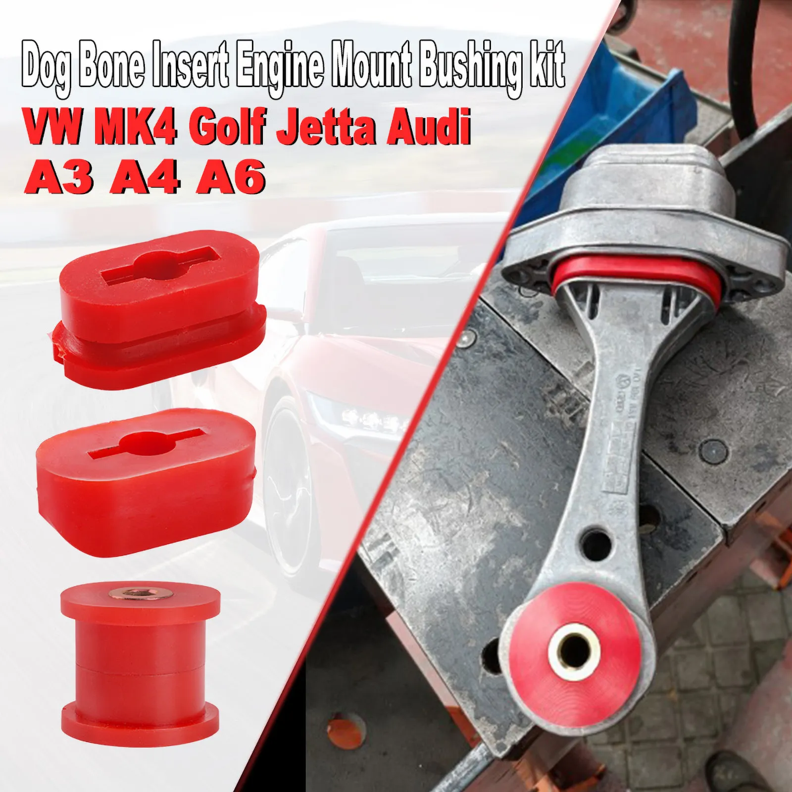 DHgate.com:Engine Dogbone Mount Insert Bushing for VW Golf Audi A3 S3 ...