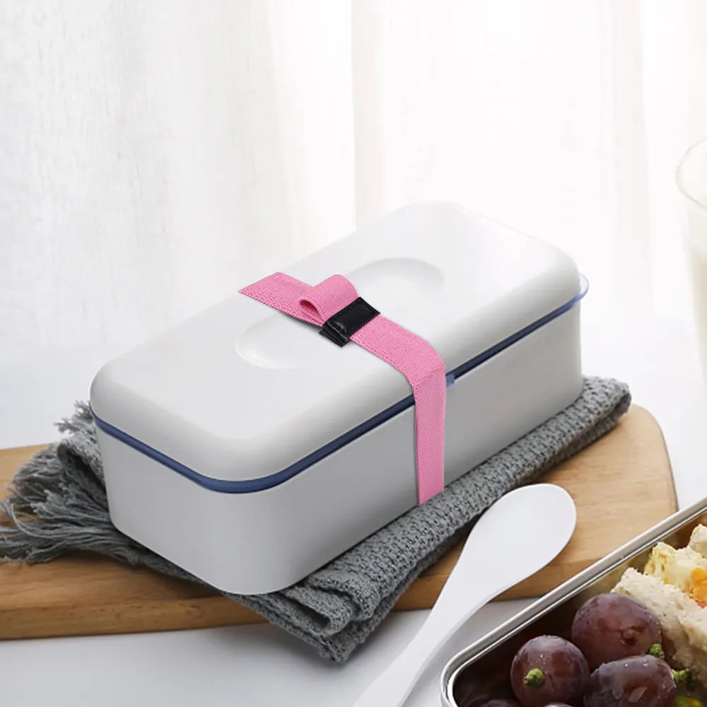 Colorful Stretchy Bento Bands - Adjustable Lunch Box Straps 6-Pack from ...