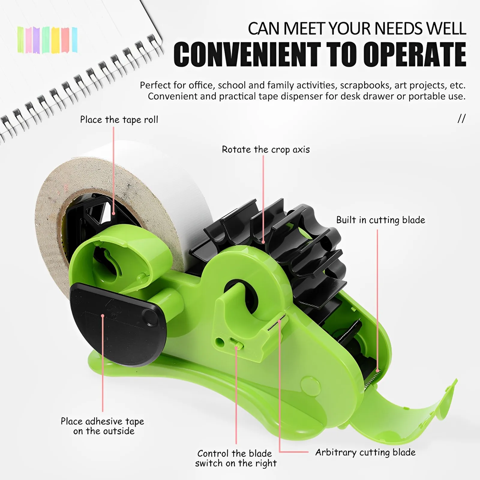 DHgate.com:Semi-Auto Heat Tape Dispenser for Transfer Tape Rolls w ...