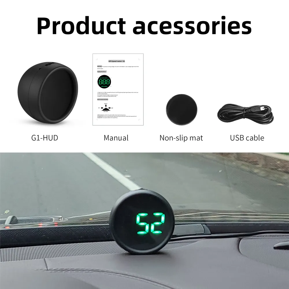DHgate.com:2024 VersionUniversal HUD Head-Up Display with Speeding ...