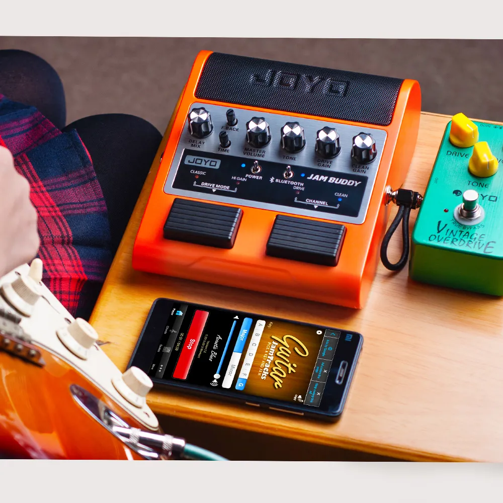 JOYO Mini Portable Guitar Speaker Amp Bluetooth Stereo Guitar Amplifier ...