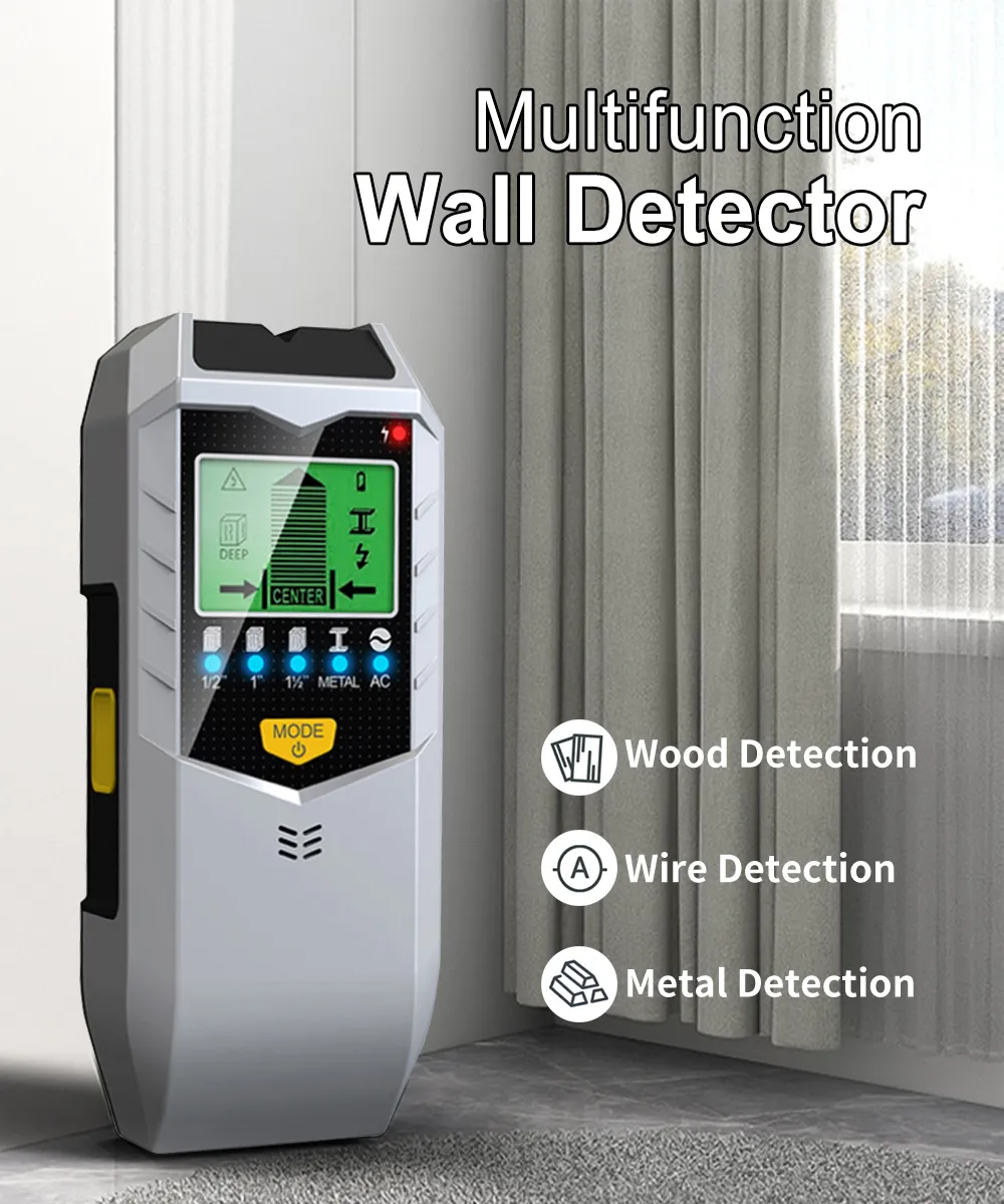 5 In 1 Stud Finder Detector Wall Scanner With Laser... From Ddmyearth ...
