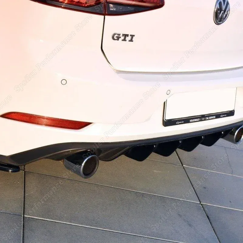 DHgate.com:MaxTon Style Gloss Black Rear Bumper Lip Diffuser Splitter ...