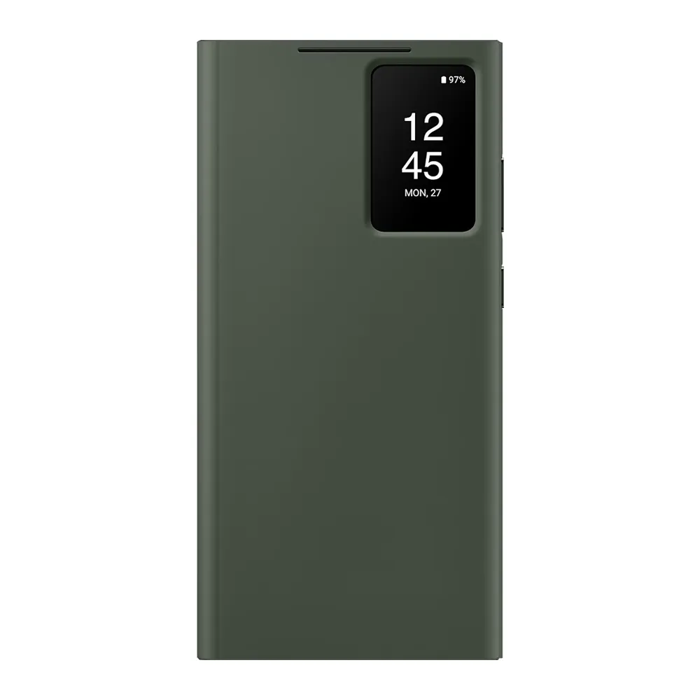 Samsung Galaxy S23 Ultra Smart Flip Cover with View Window, Card Holder ...