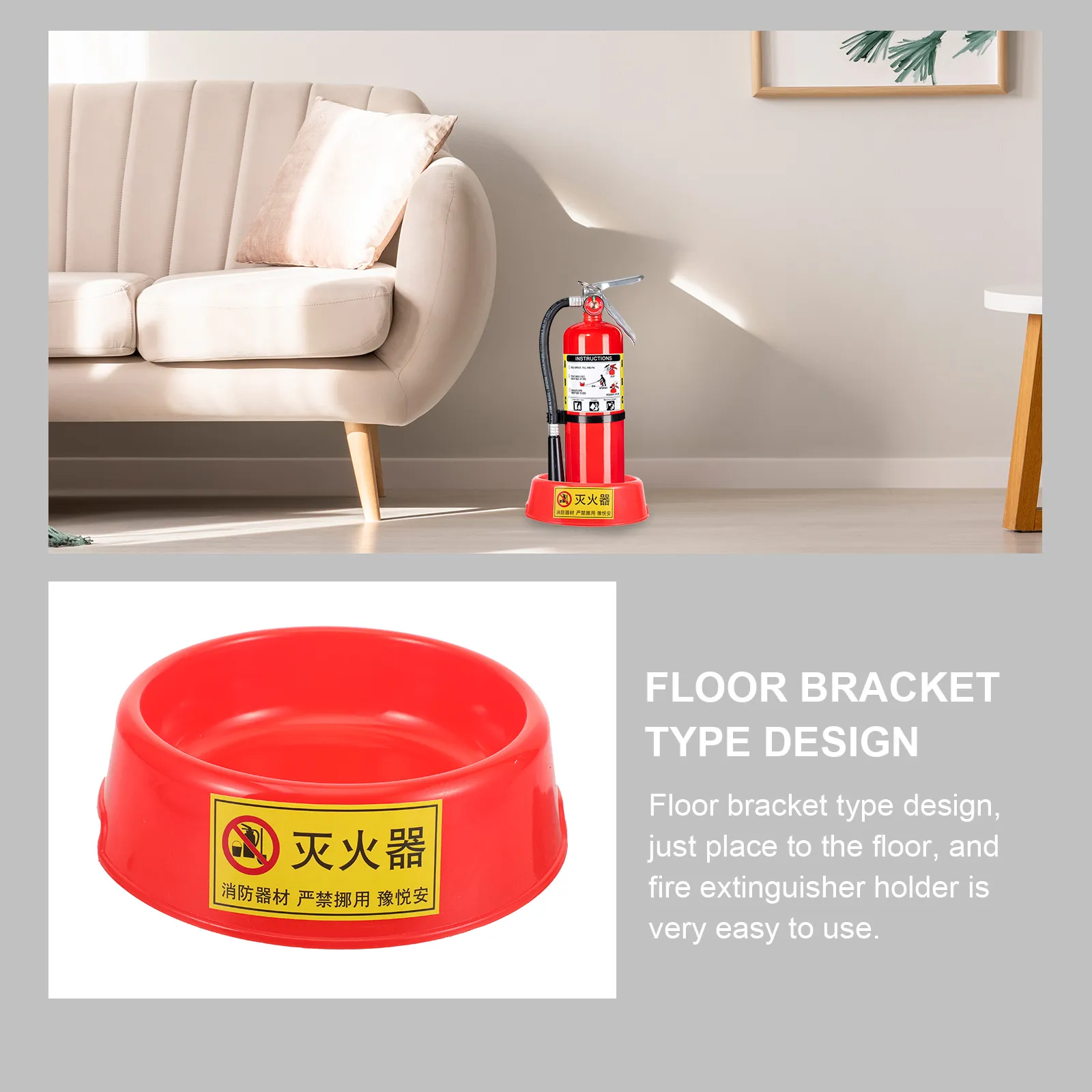Bbq Grill Stand Fire Extinguisher Base Floor Stand Plastic Fire ...