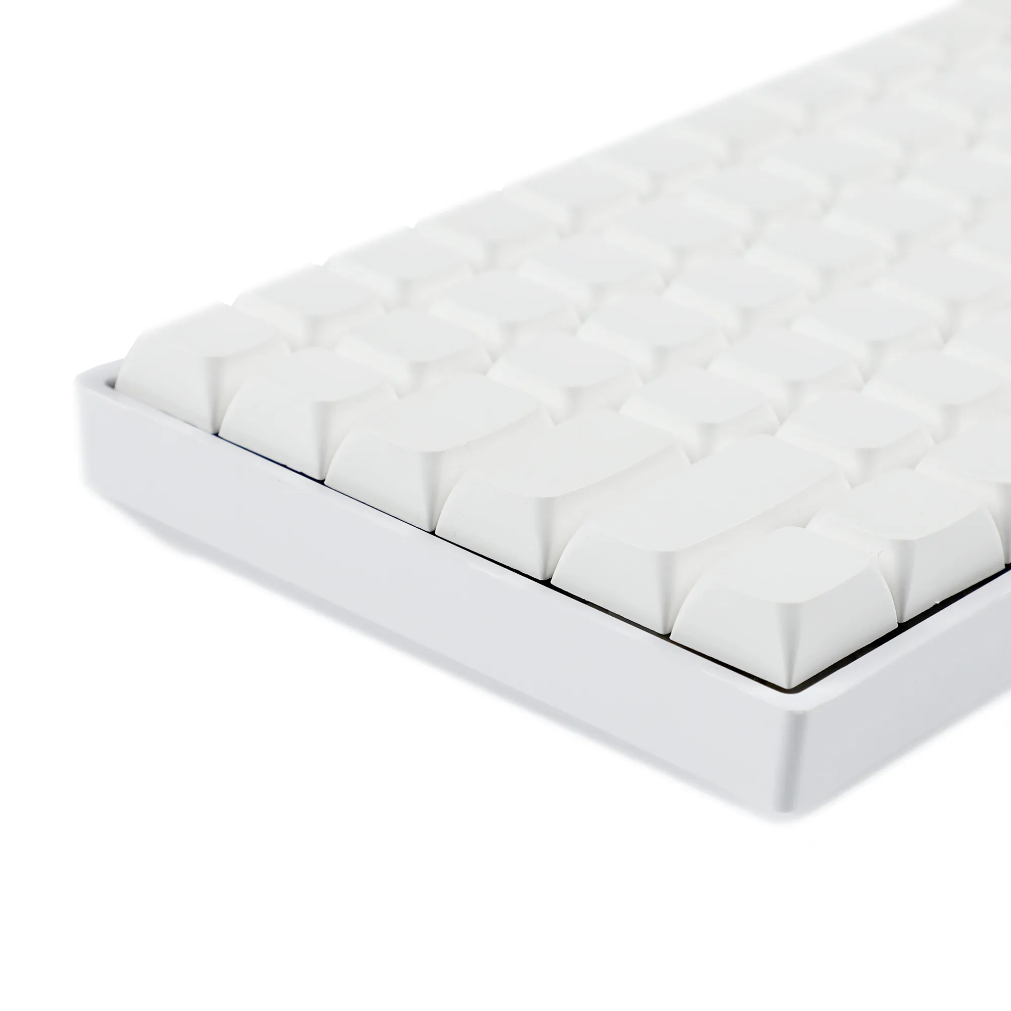 DHgate.com:XDA Profile PBT Keycaps - Thick White Blank ANSI ISO Layout ...