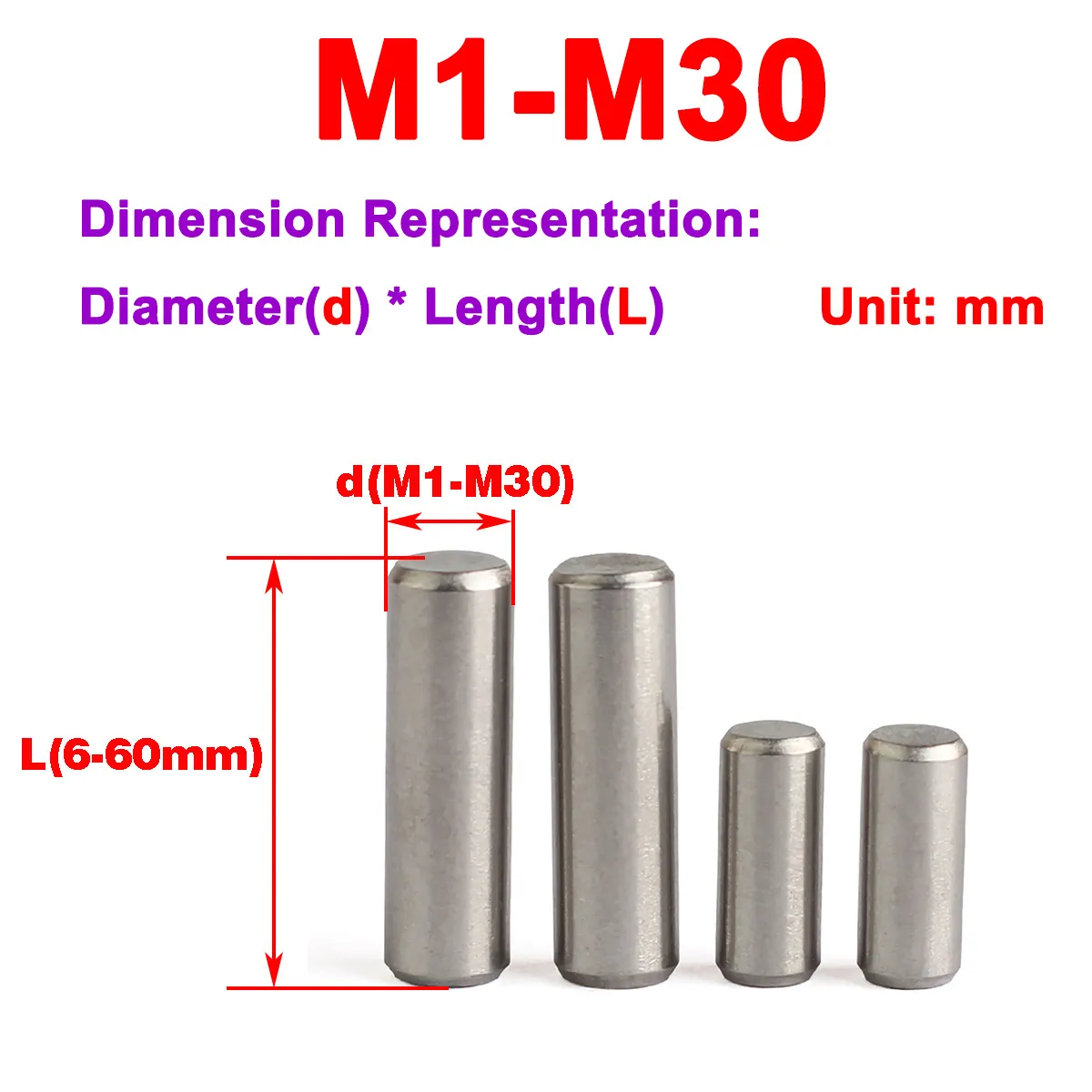 M1-M30 Steel Needle Roller Locating Pins Cylindrical Roller Pin - Pack of 10 from Dhgate Nitrile ...